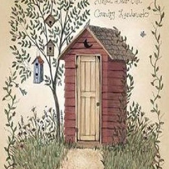 Handmade | Wall Decor | 8x Laminated Outhouse Prints 2pc Unframed ...